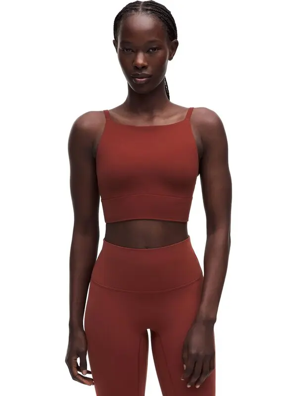 Lululemon Focuser High-neck Bra - Cranberry Charm