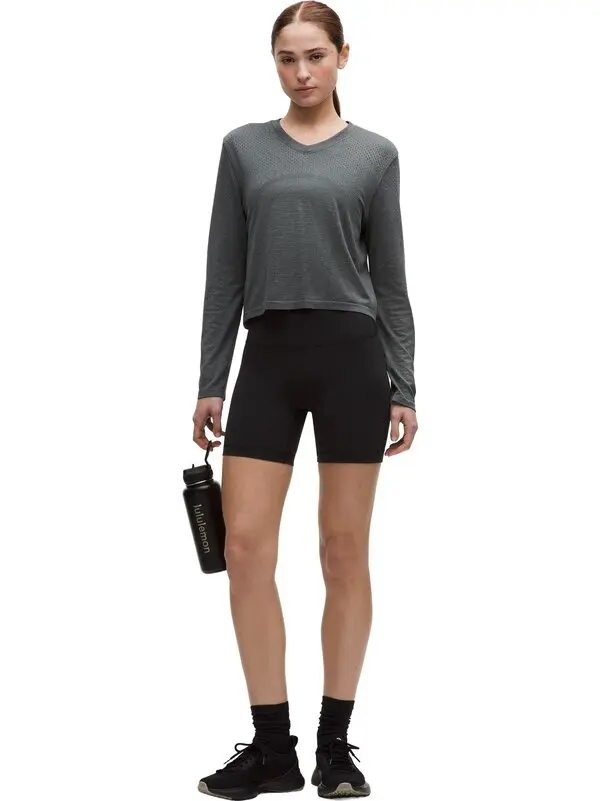 Lululemon Wunder Train No Line High-rise 6" Short - Black