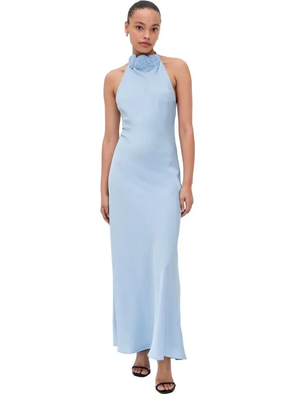 ELEXIAY Ayoola Maxi Dress - Baby Blue