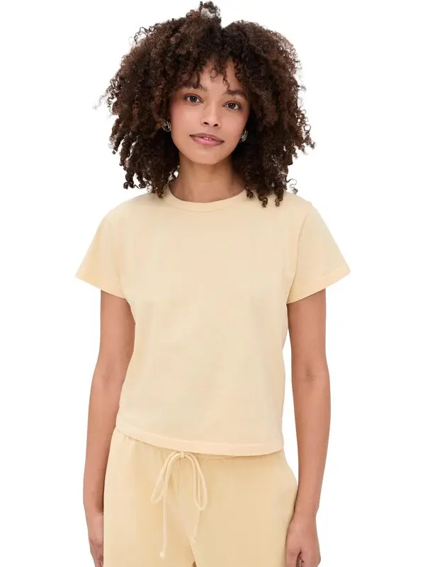 LESET The Margo Tee - Butter
