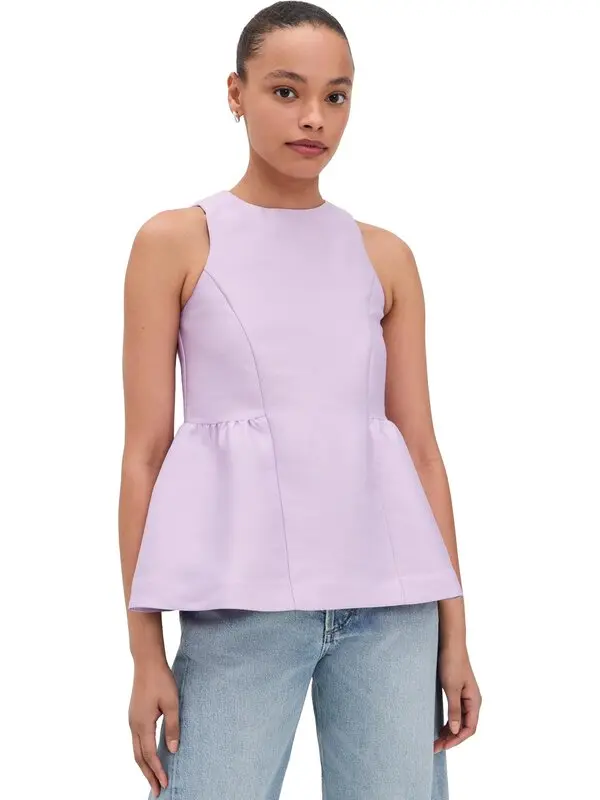 ALIGNE Solstice Satin Top - Lavender