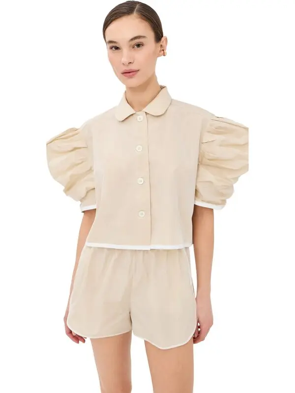 NACKIYE Lolita Pajama Mini Shirt - Sand