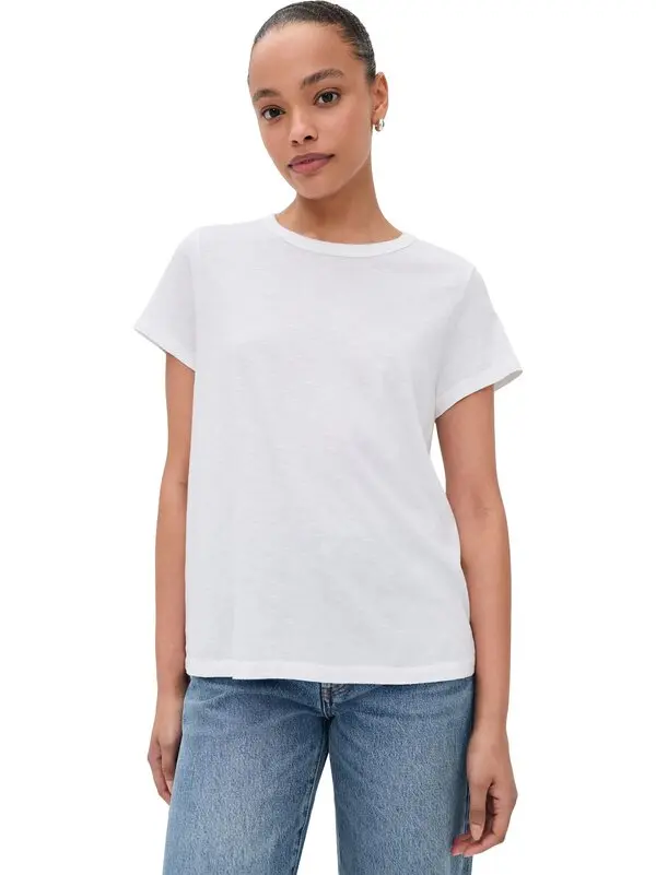 Marine Layer Crew Neck Tee - White