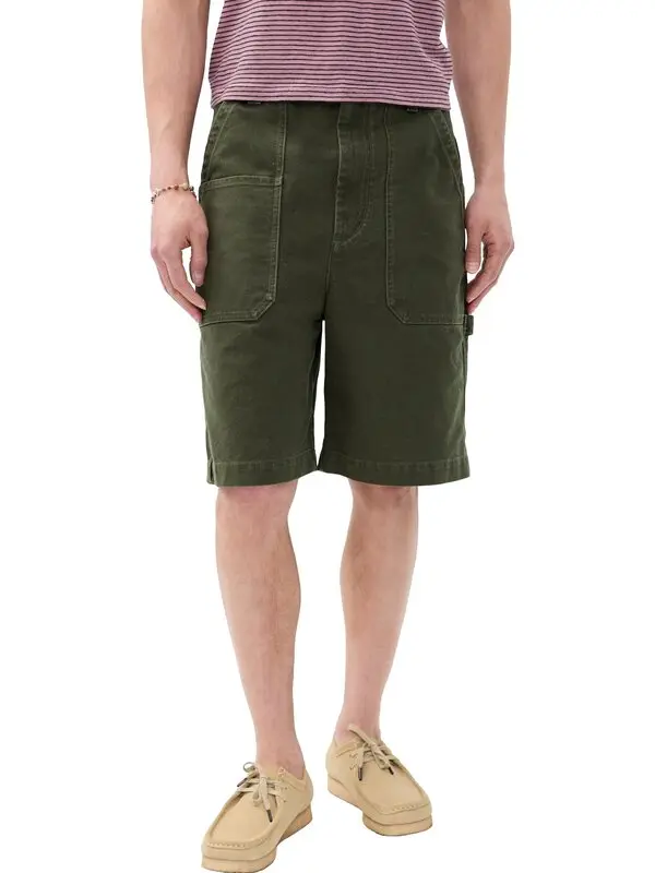 Isabel Marant Akyle City Canvas Shorts - Khaki