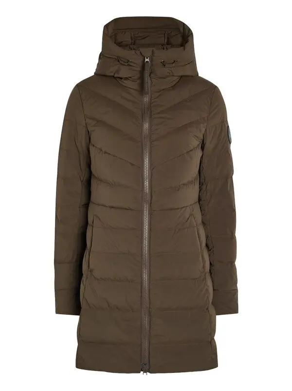 Canada Goose Clair Hooded Padded Shell Coat - Brown