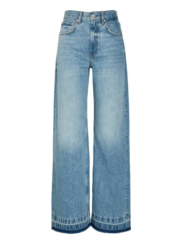 ANINE BING Lewis Wide-leg Jeans - Denim