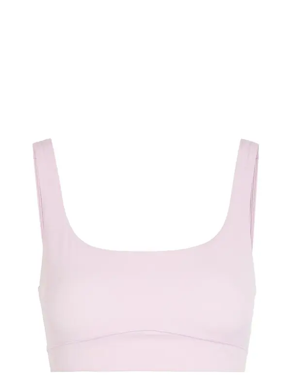 Vuori Alltheform Stretch-jersey Bra - Lilac