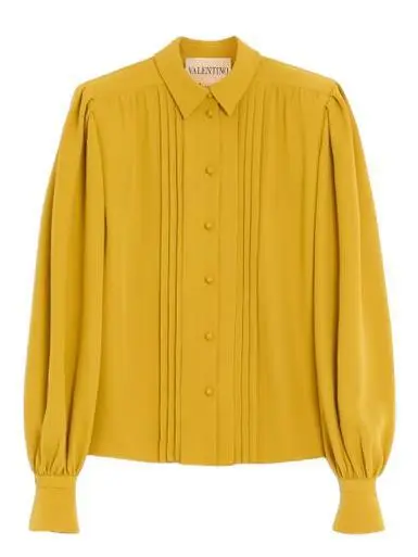 Valentino Garavani Cady Couture Shirt - Yellow