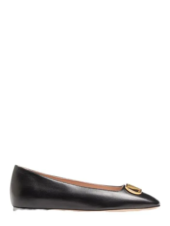 Valentino Garavani Vlogo Signature Ballerina - Black