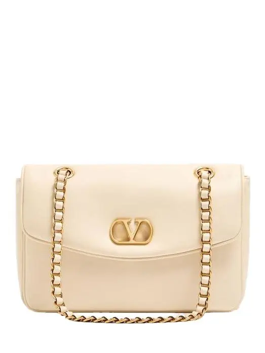 Valentino Garavani Djuna Medium Chain Bag - Butter