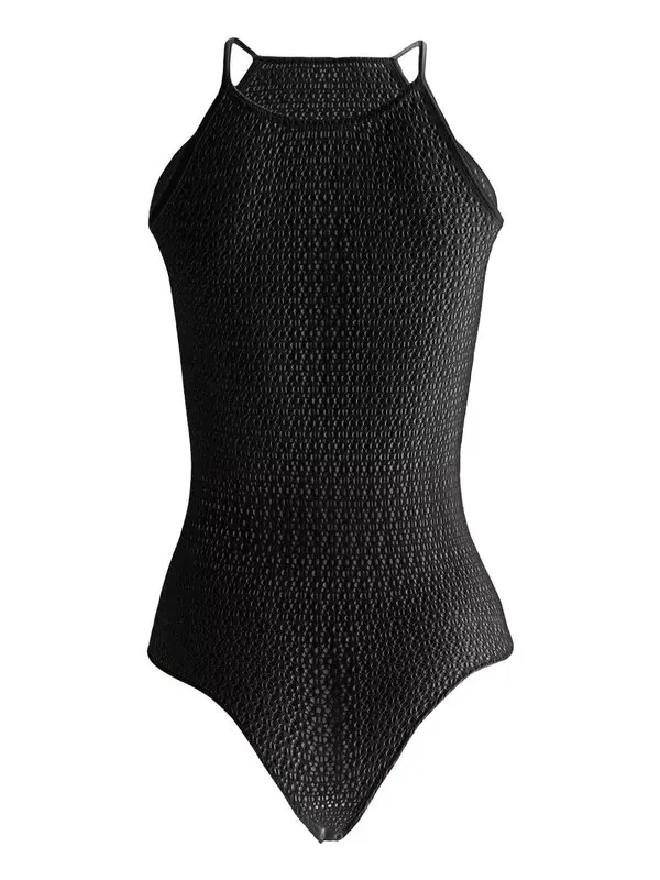 Wolford Net Daisy Bodysuit - Black