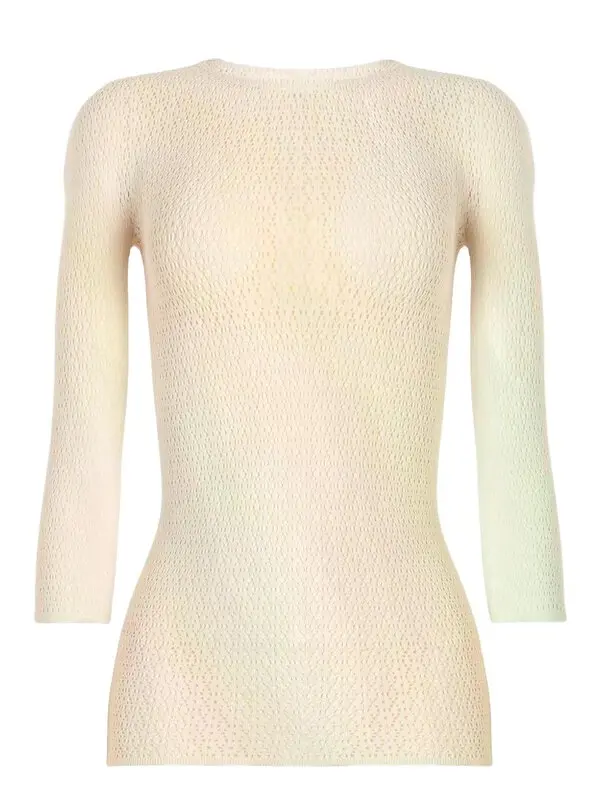 Wolford Daisy Net Top - Neutrals