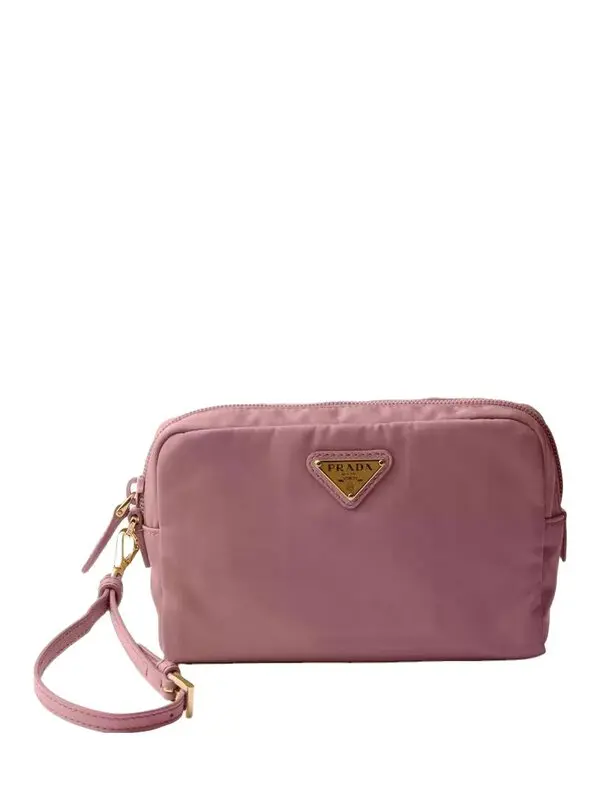 Prada Small Re-nylon Pouch - Pink