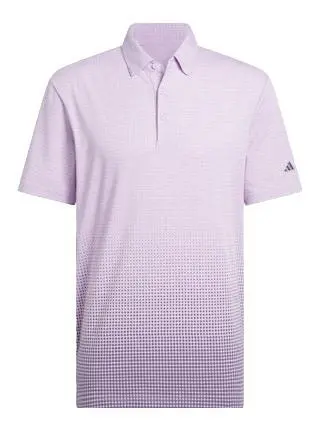 Adidas Goto Rise Print Polo Shirt - Powder Plum