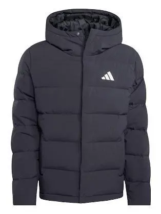 Adidas Helionic Climawarm Hooded Down Jacket - Black