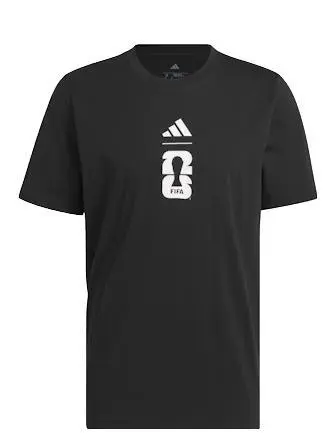 Adidas Fifa World Cup 26 Match Ball Graphic T-shirt - Black
