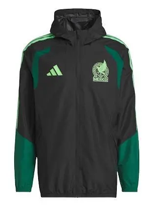 Adidas Mexico 2026 Tiro All Weather Jacket - Black