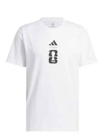 Adidas Fifa World Cup 2026 Match Ball Graphic T-shirt - White