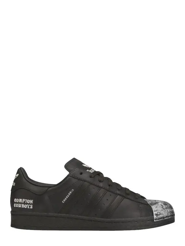 Adidas Superstar Willy Chavarria Compton Cowboys Sneakers - Core Black/off White