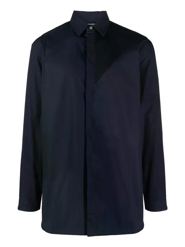 A-COLD-WALL* Long-sleeve Cotton Shirt - Blue