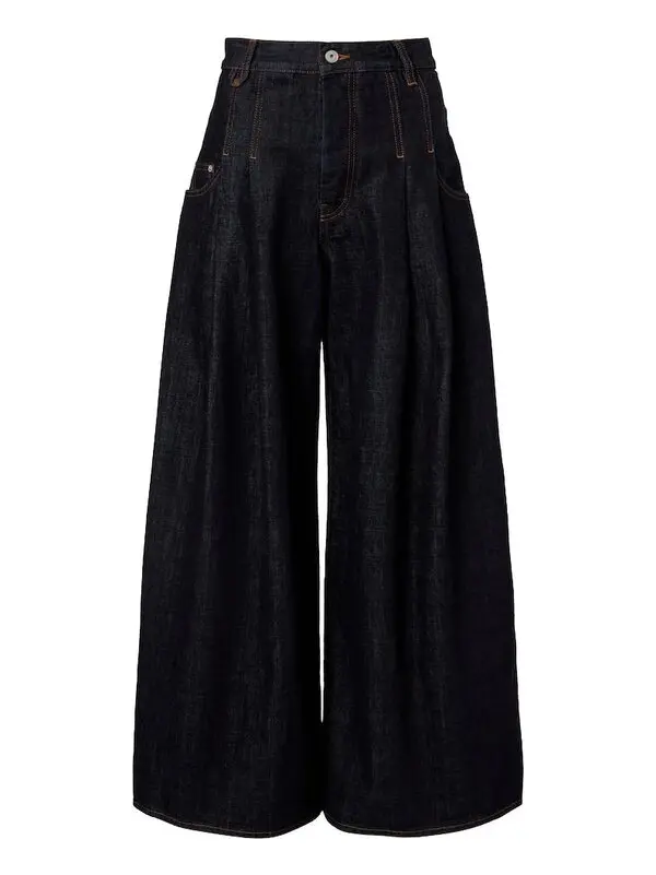 Jacquemus Souro Wide-leg Jeans - Blue