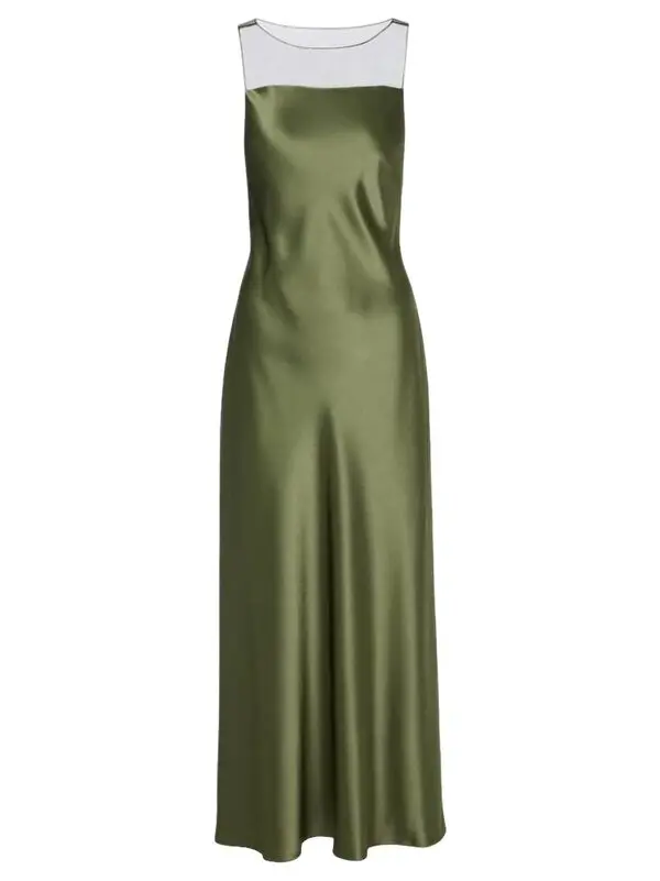 Polo Ralph Lauren Satin Gown - Green