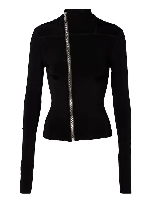 Rick Owens Lilies Gary Jersey Jacket - Black