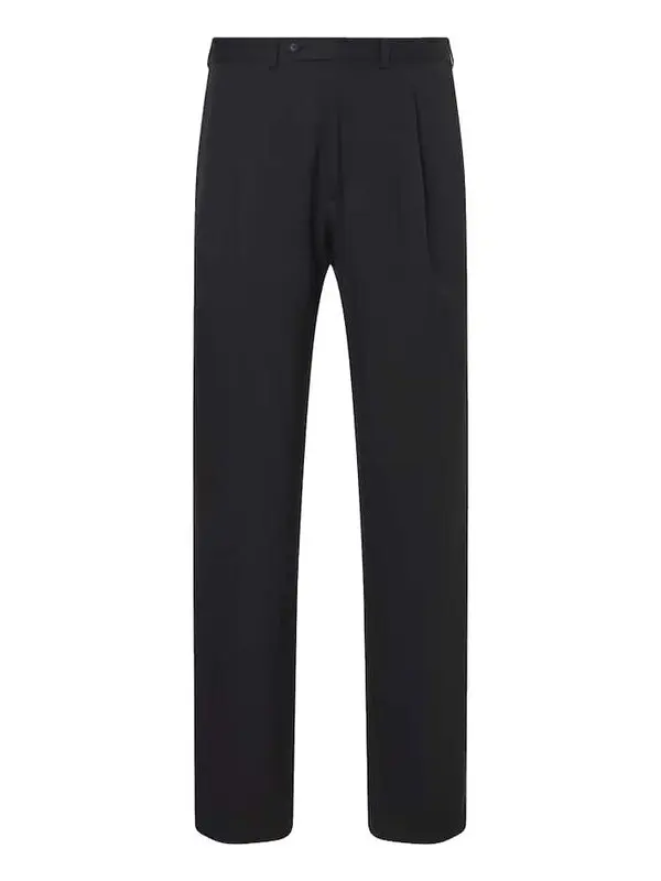 SAMAN AMEL Amo Silk Wide-leg Pants - Black