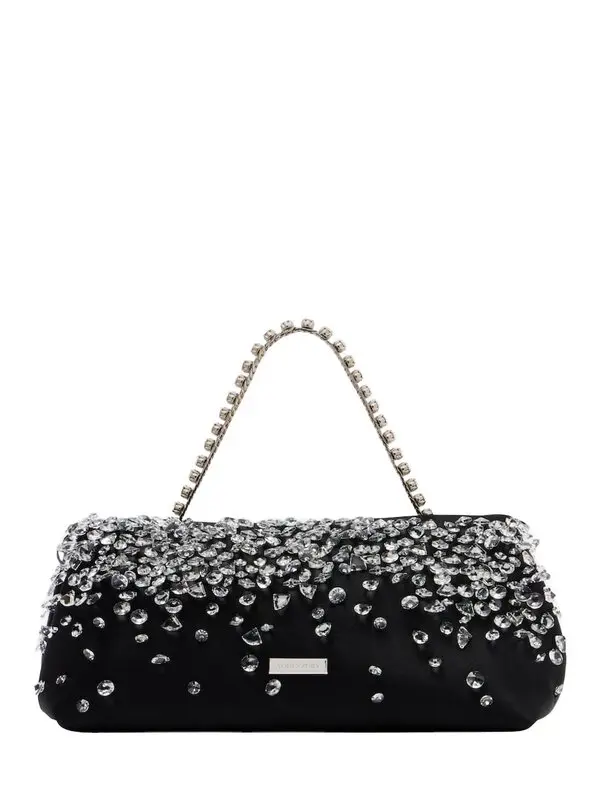 AQUAZZURA Constellation Mini Top-handle Bag - Black