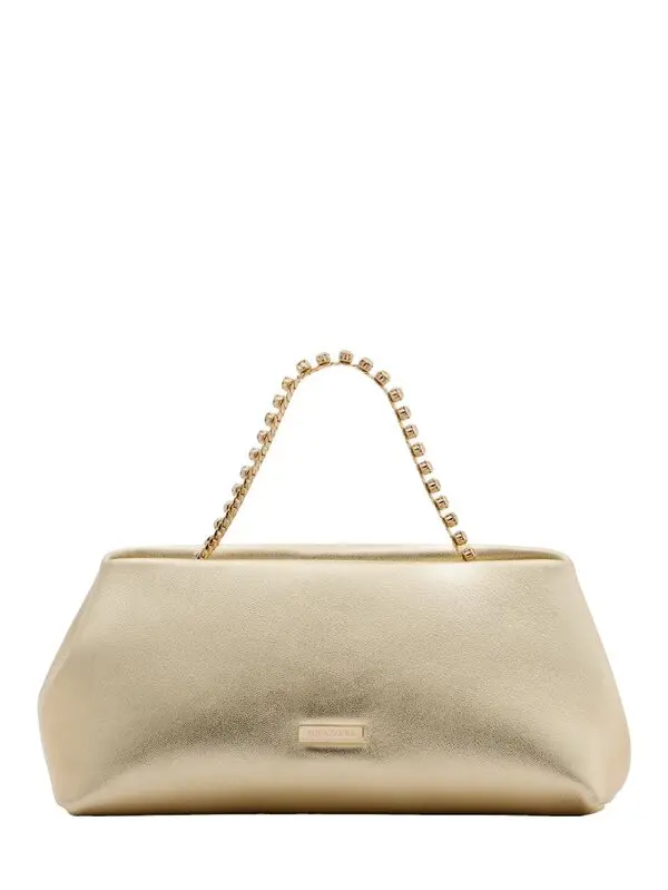 AQUAZZURA Temptation Mini Top-handle Bag - Gold