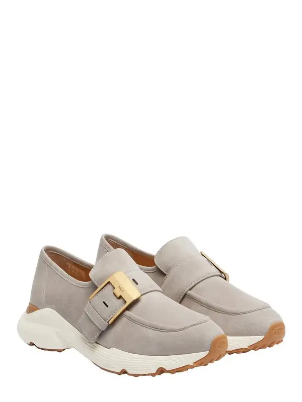 TOD'S Runner Suede Sneakers - Grey