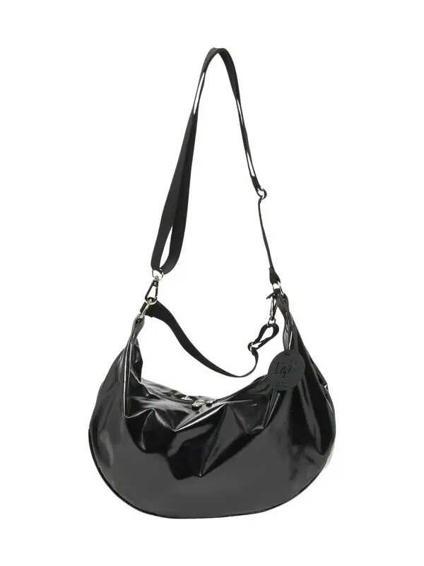 JACK GOMME Charlie Demi Moon Bag - Black