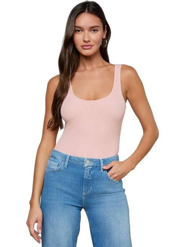 L'Agence Nica Scoopneck Bodysuit - Parfait