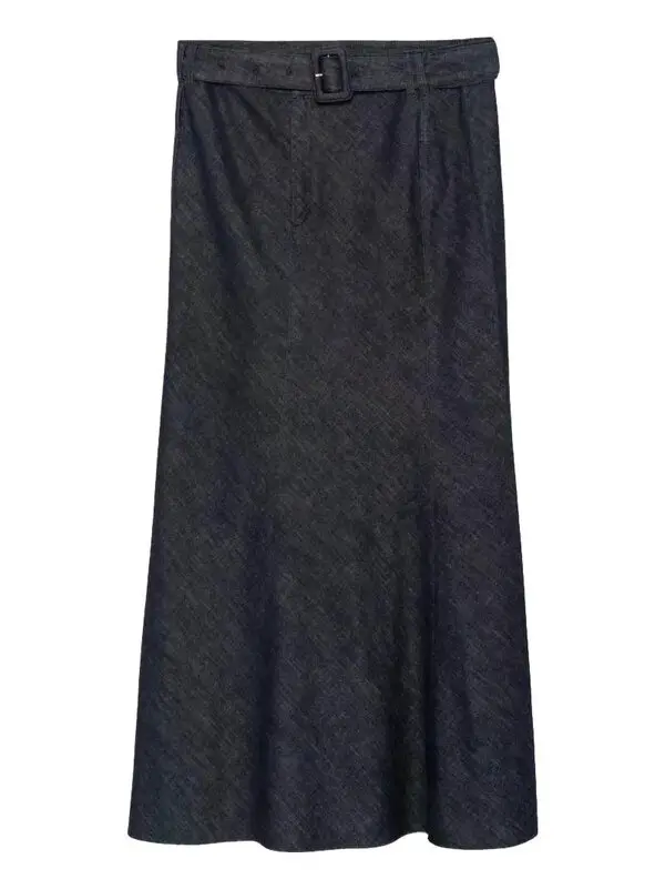 LESS Denim Maxi Skirt - Blue
