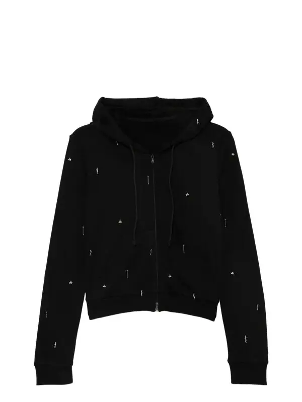 JNBY Pin-embroidered Hoodie - Black