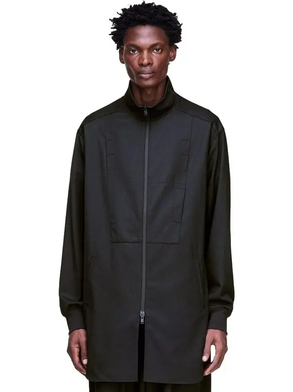 Adidas Y-3 Refined Wool Long Track Top - Black
