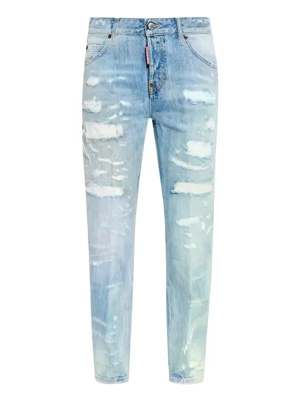 Dsquared2 Distressed Trousers - Blue