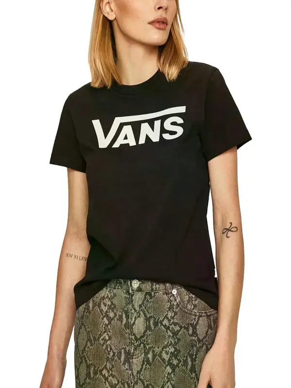 VANS Logo-detail T-shirt - Black