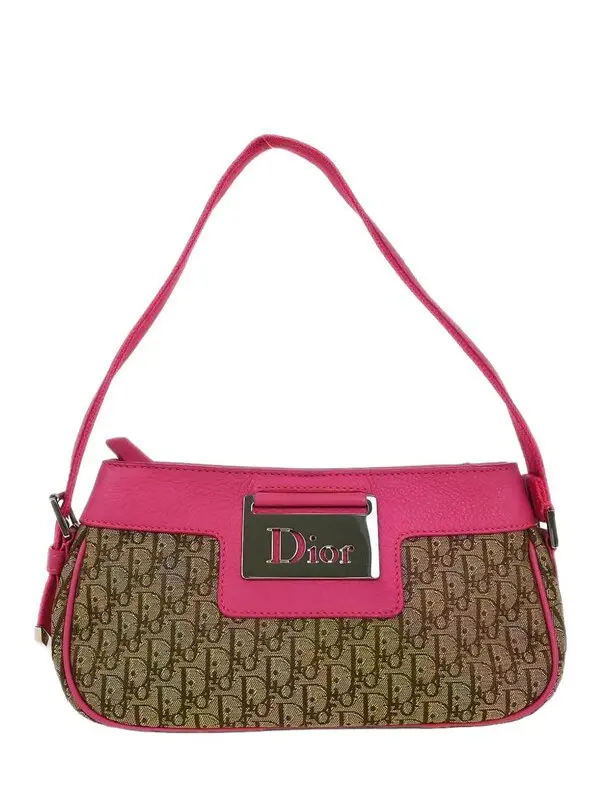 Dior 2005 Trotter Canvas Tote Bag - Brown