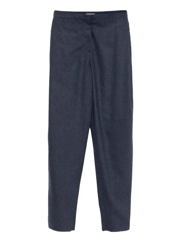 Emporio Armani Straight-leg Trousers - Blue