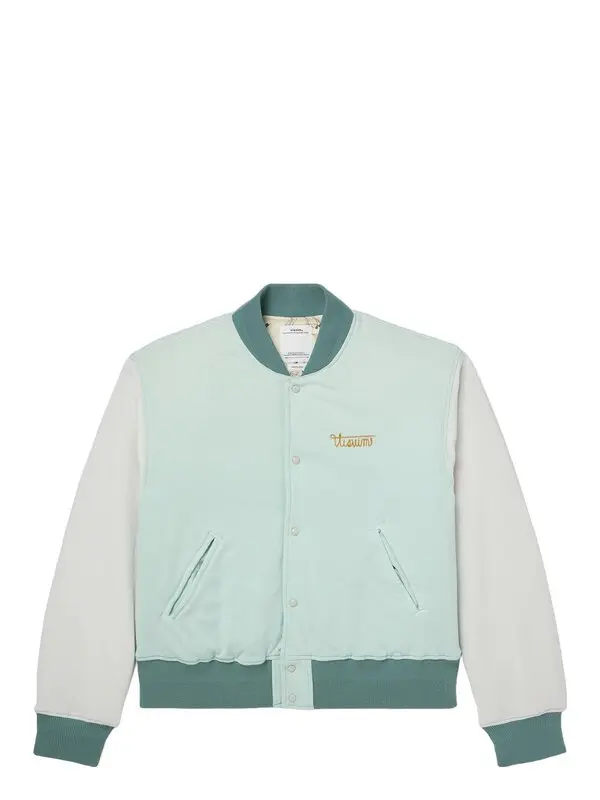 Visvim Varsity Era Embroidered Padded Jacket - Green