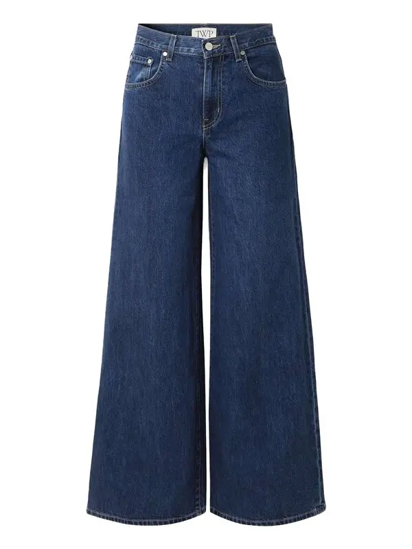 TWP Tiny Dancer Flared Jeans - Mid Denim