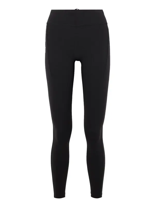 On Performance Paneled Stretch Leggings - Black