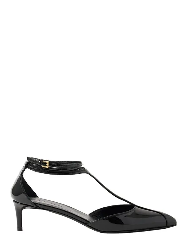 Khaite Mia Patent-leather Pumps - Black