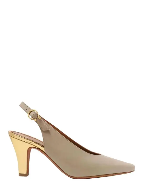 POLLINI Leather Pumps - Neutrals
