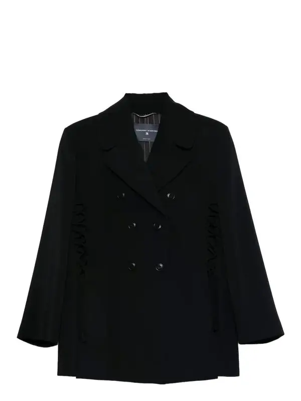 Ermanno Scervino Double-breasted Blazer - Black