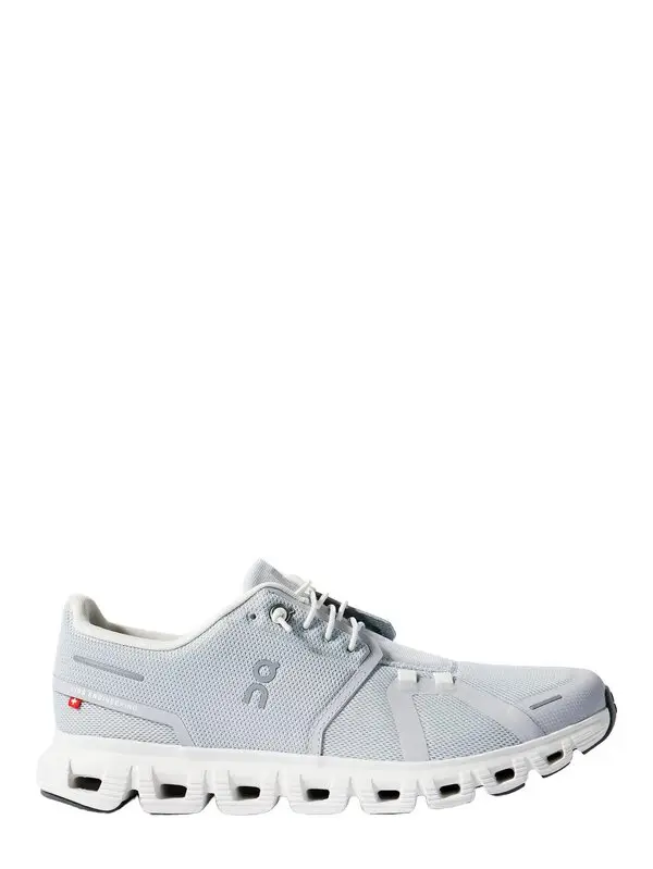 On Cloud 6 Rubber-trimmed Sneakers - Gray