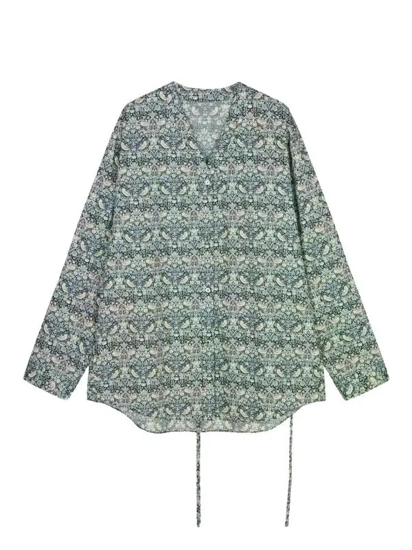 JNBY Floral-print Blouse - Blue