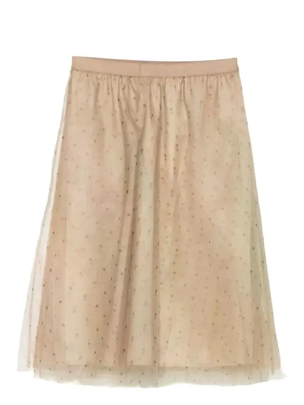 JNBY Polka-dot Midi Skirt - Neutrals
