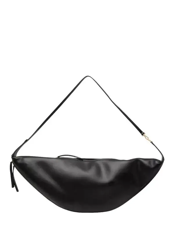 LESS Thin Strap Shoulder Bag - Black